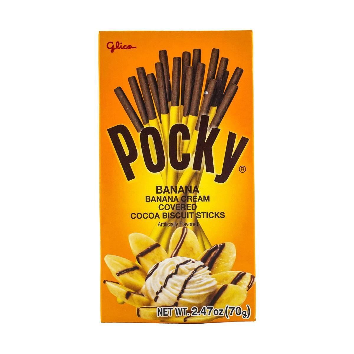 Chocolate Banana Pocky Cookie Sticks - Chocolate Cookie Sticks with Ba ...